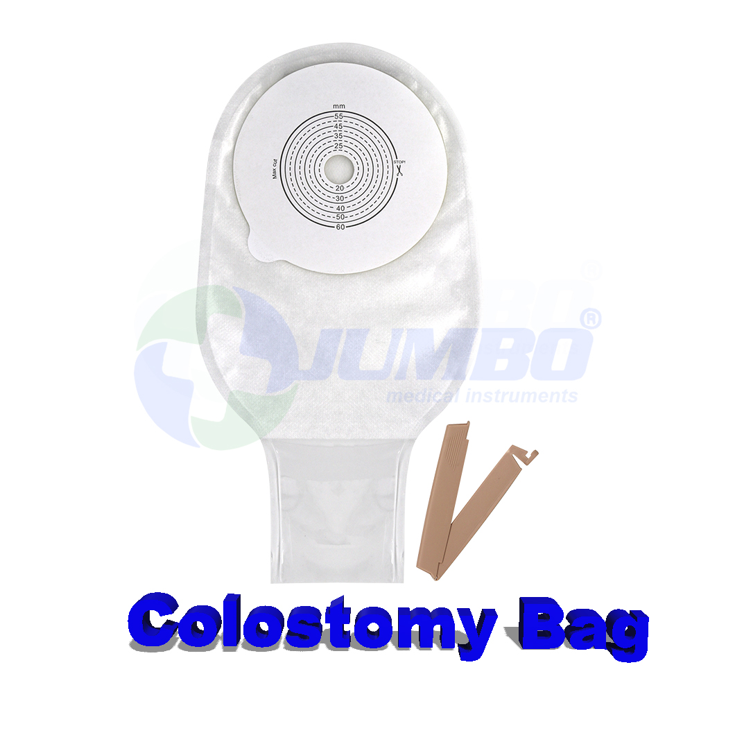 Wholesale Reusable Disposable Ostomy Colostomy Bag with Clamp Manufacturer and Exporter Jumbo